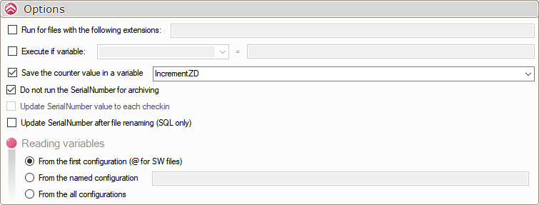 Creating a serial number